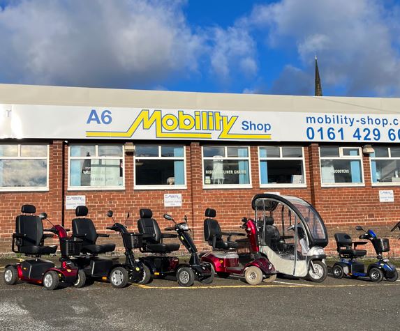 A6 Mobility Shop Deals - New & Used Mobility Scooter Sale in Stockport